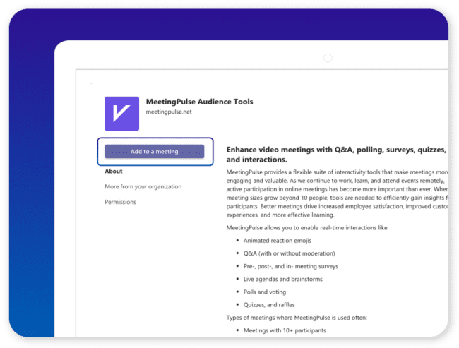 Microsoft 365 Teams Audience Engagement Software